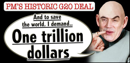 Gordon Brown as Dr Evil – Guido Fawkes