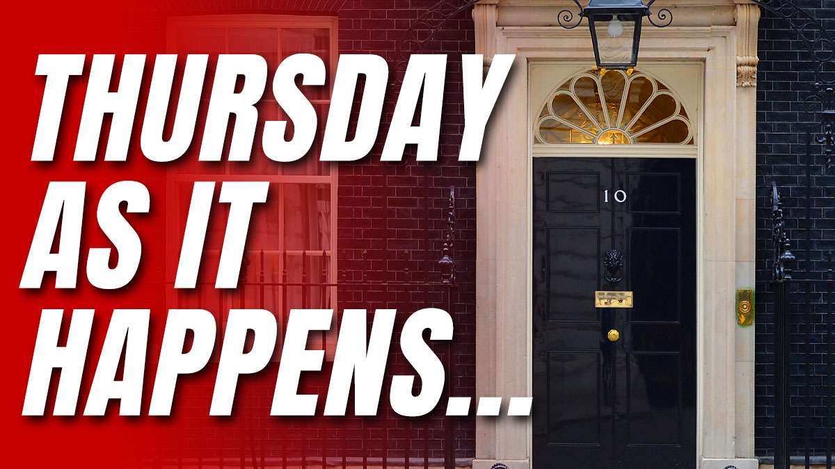 Thursday Live Blog +++ – Guido Fawkes