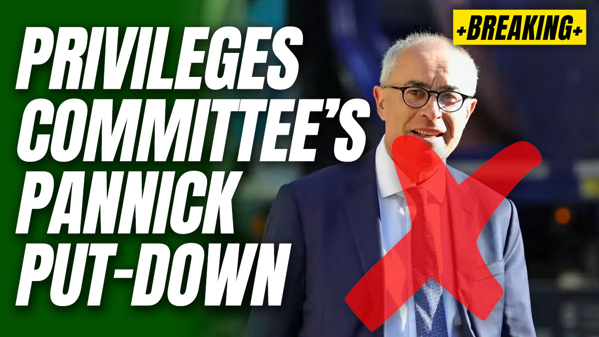 NEW: Privileges Committee Rejects Lord Pannick's Criticisms of Boris ...
