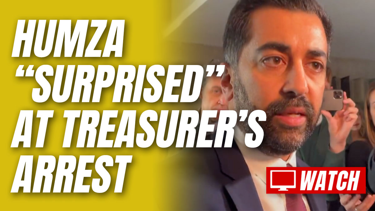 Humza Yousaf Admits SNP Treasurer's Arrest "Certainly Not Helpful ...