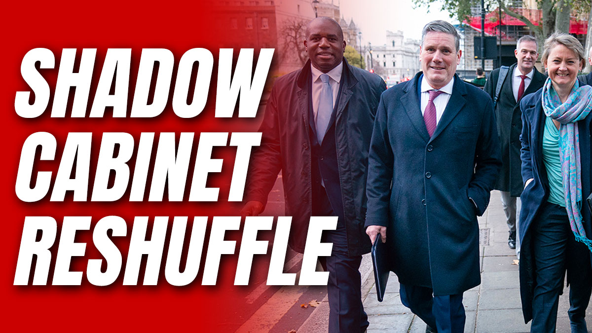 ++ Shadow Cabinet Reshuffle Live ++ – Guido Fawkes