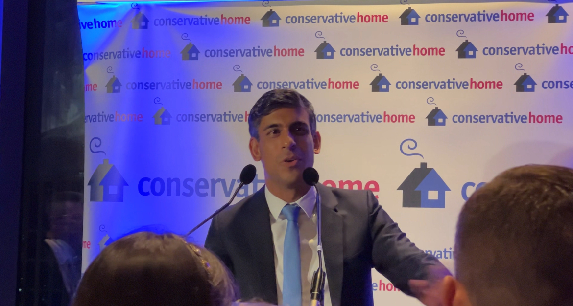 WATCH: Rishi’s ConservativeHome Conference Reception Speech – Guido Fawkes