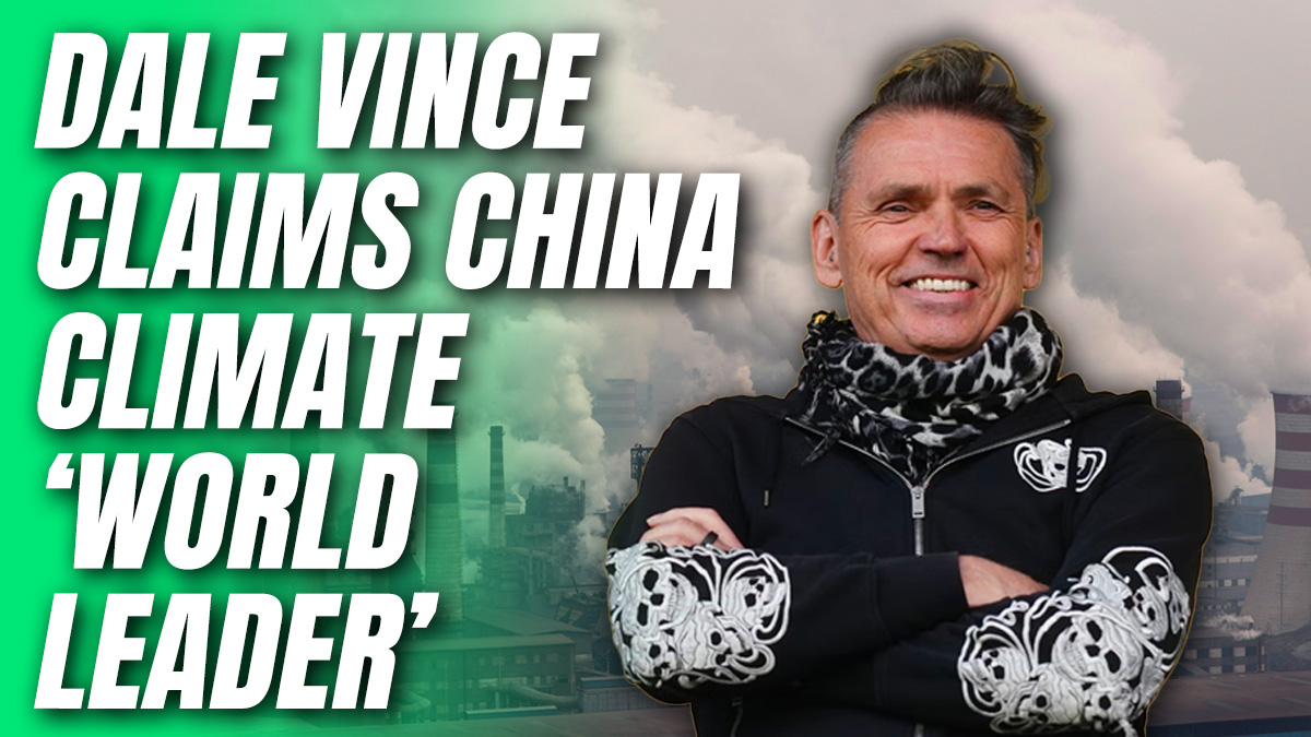 Dale Vince Says China Is a “World Leader” on Climate Change – Guido Fawkes