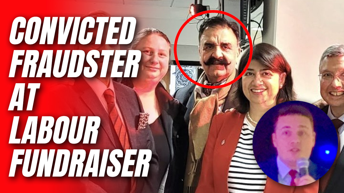 Businessman Shows Support For Labour...Though Not the Clean Kind ...