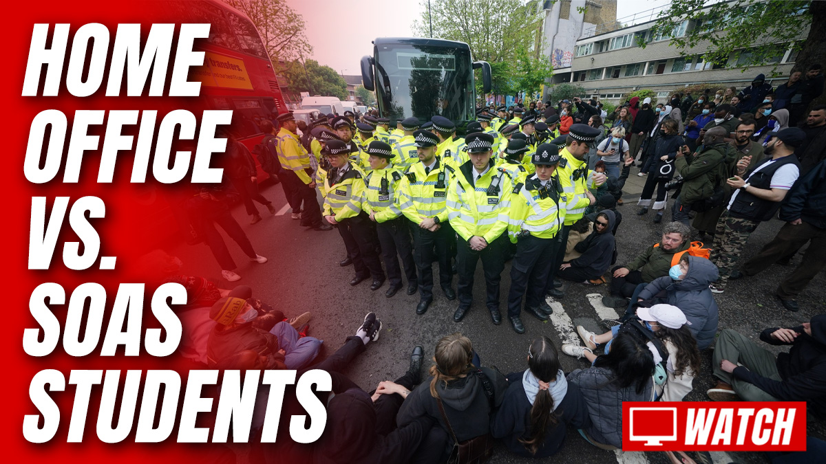 WATCH: Woke Students Block Bibby Stockholm Bus – Guido Fawkes