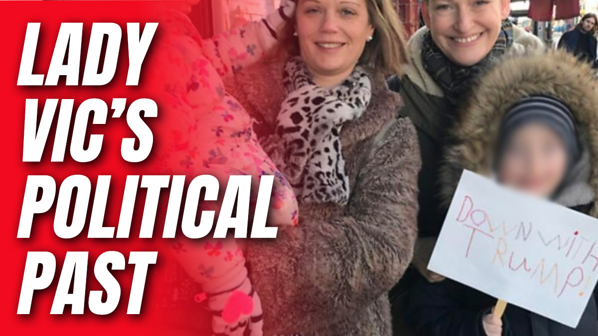 Lady Vic Pictured at Anti-Trump March in 2017 – Guido Fawkes