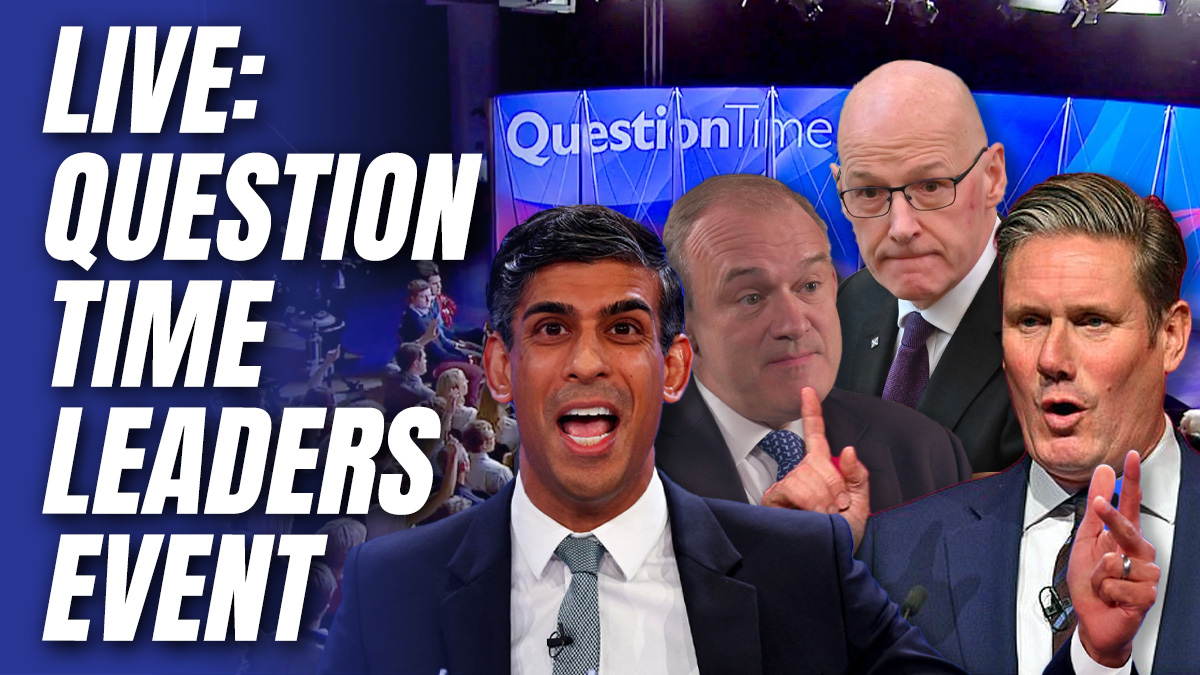 LIVE: Question Time Leaders Special – Guido Fawkes