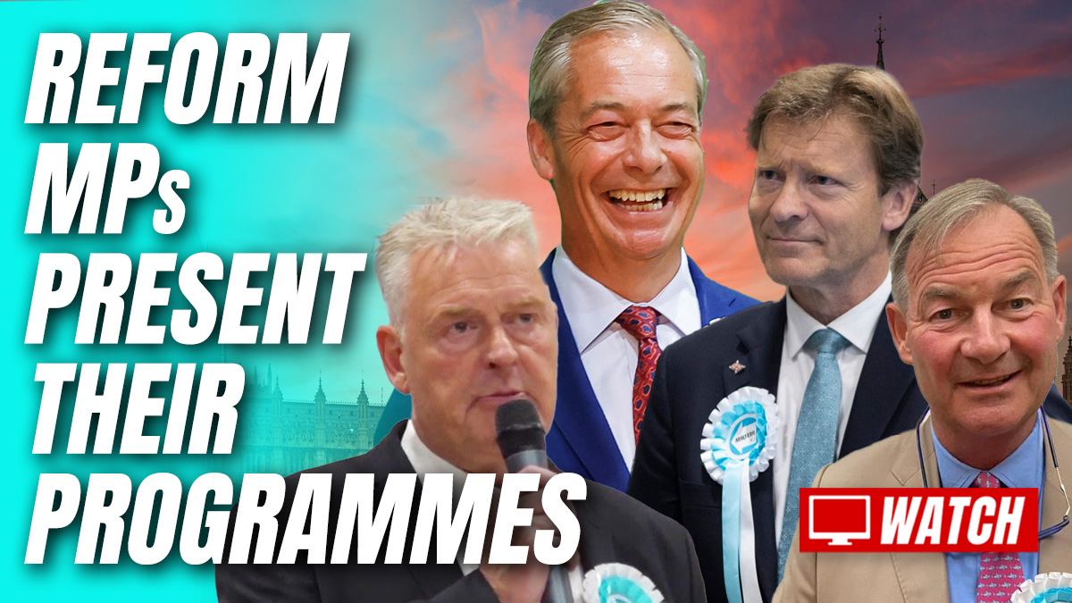 Reform's Four MPs Present Their Programme For Parliament – Guido Fawkes