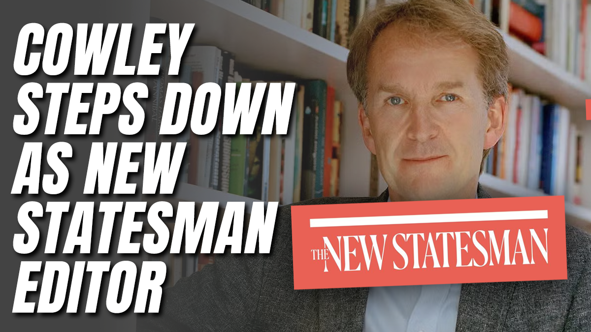Jason Cowley Stepping Down as New Statesman Editor – Guido Fawkes