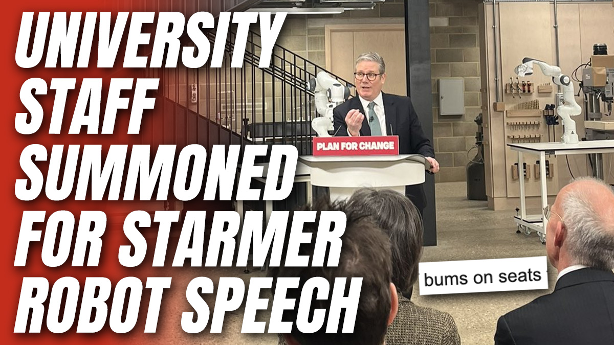 UCL Demanded ‘Bums on Seats’ From Staff for Starmer’s AI Speech – Guido ...