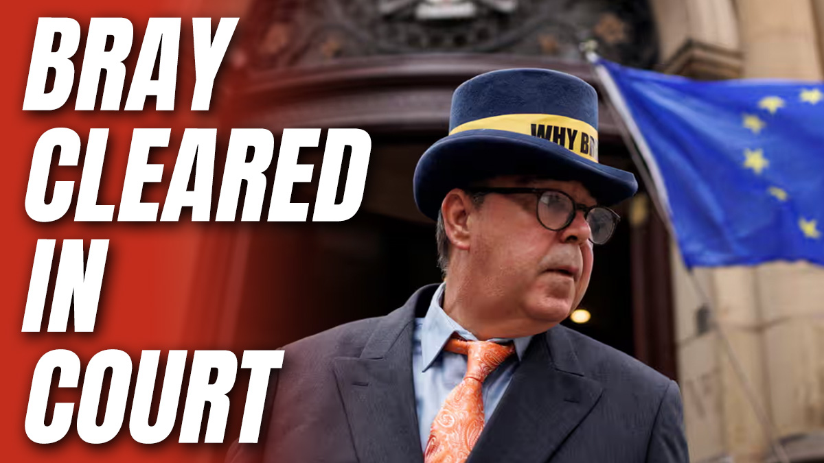 Bray Cleared of Flouting Police Ban With Parliament Speaker Protest ...