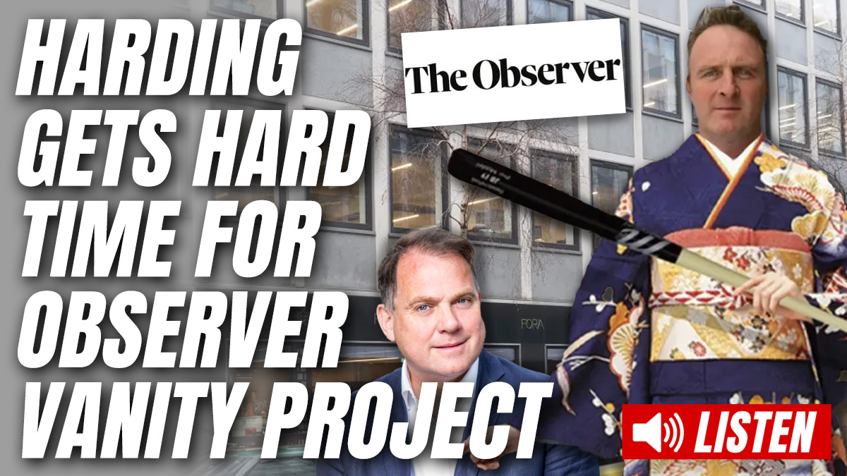 LISTEN: James Harding Mocked on BBC for Struggling Observer's Weekend ...