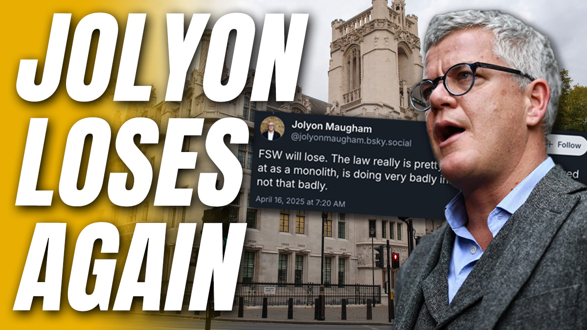 Jolyon Outfoxed Again After Supreme Court 'Woman' Definition Loss ...