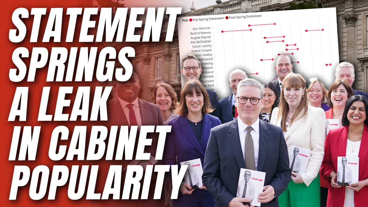 Every Cabinet Minister Less Popular With Labour Members Since Spring ...