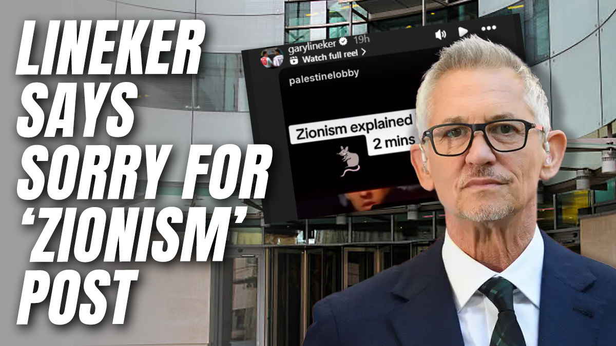 Gary Lineker Apologises After 'Zionism Explained' Post – Guido Fawkes