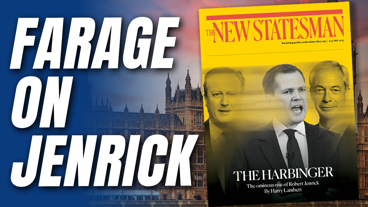 Farage: Jenrick Will 'Almost Certainly' End Up to the Right of Me ...