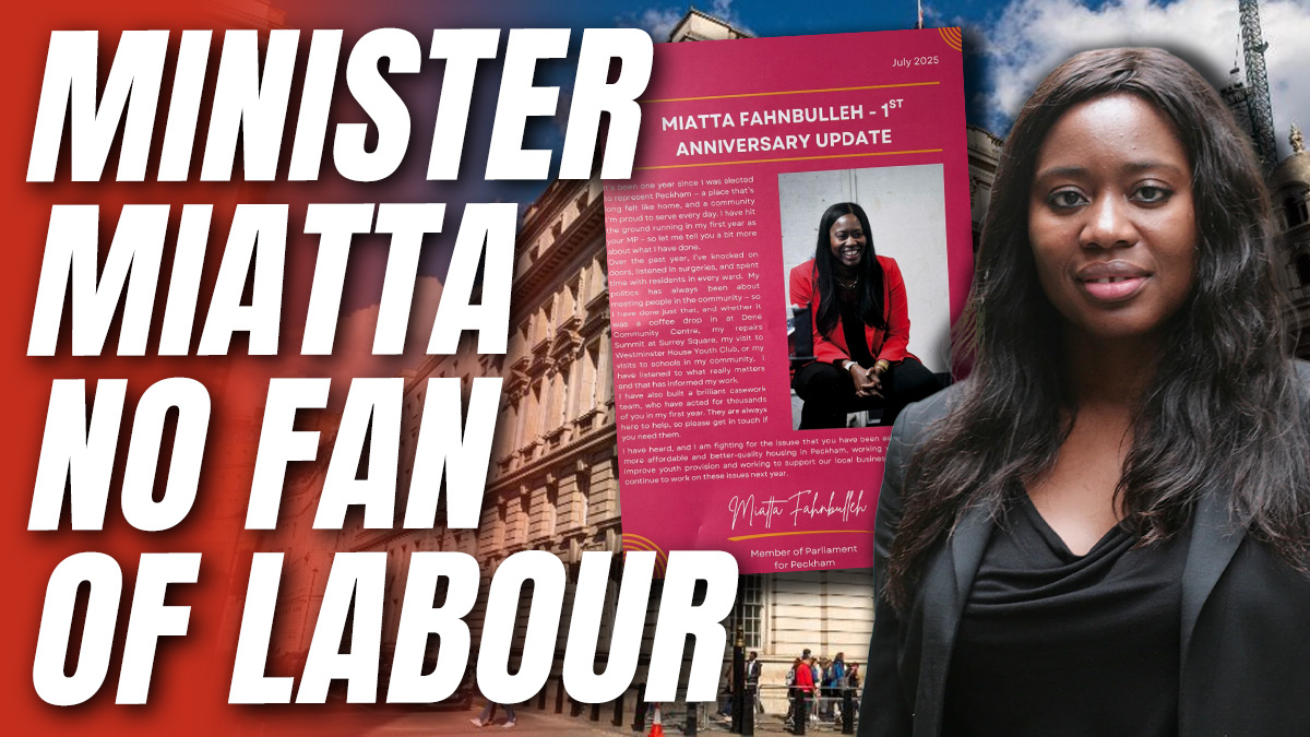 Labour Minister Ditches Party in Leaflet Campaign – Guido Fawkes