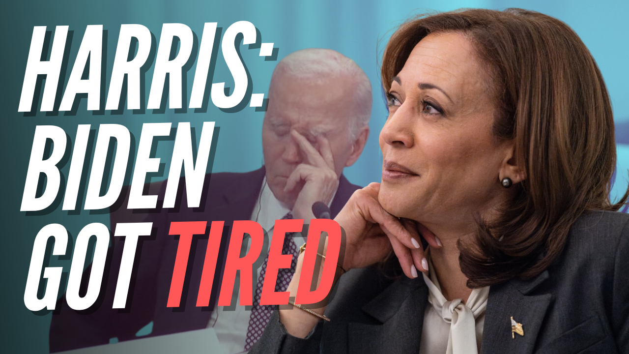 Kamala Harris Admits Biden "Got Tired" During Botched Reelection ...