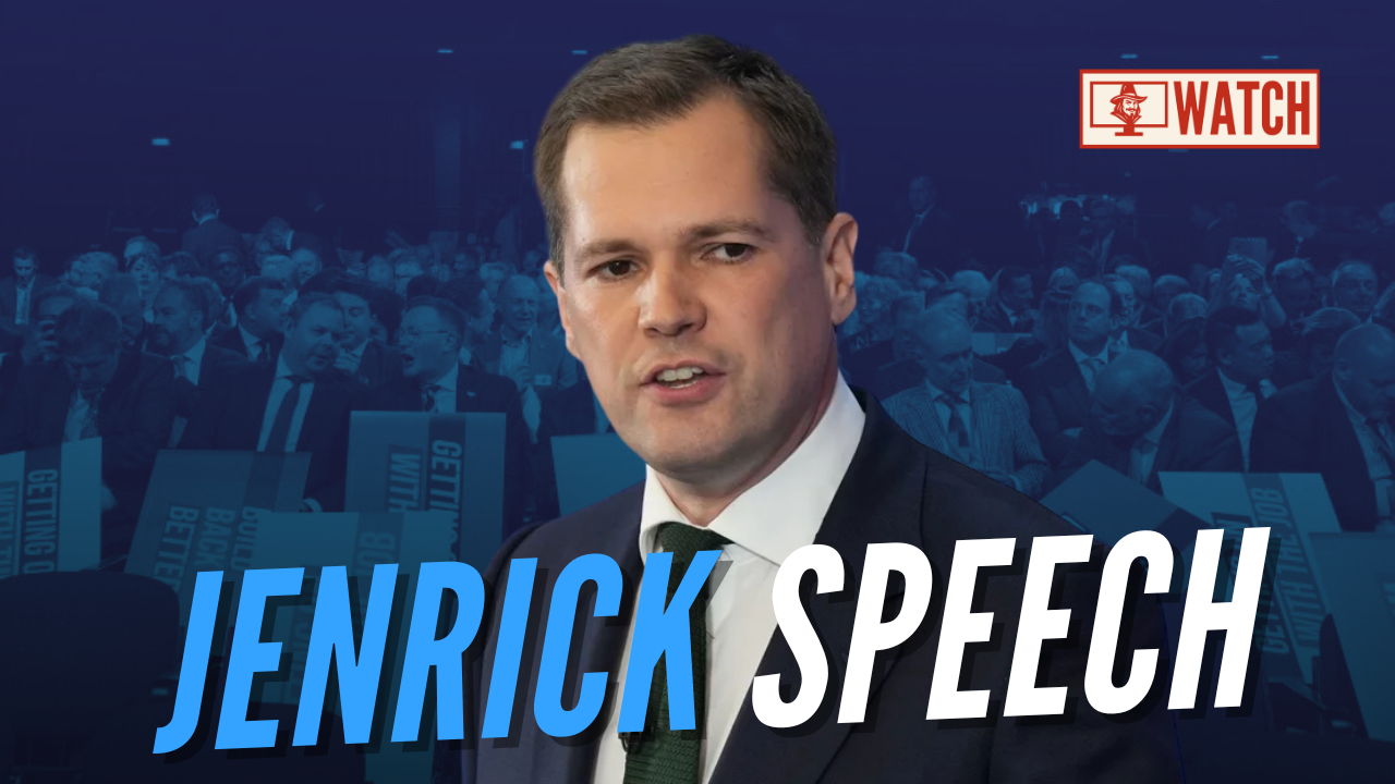 LIVE: Robert Jenrick Delivers Conference Speech – Guido Fawkes