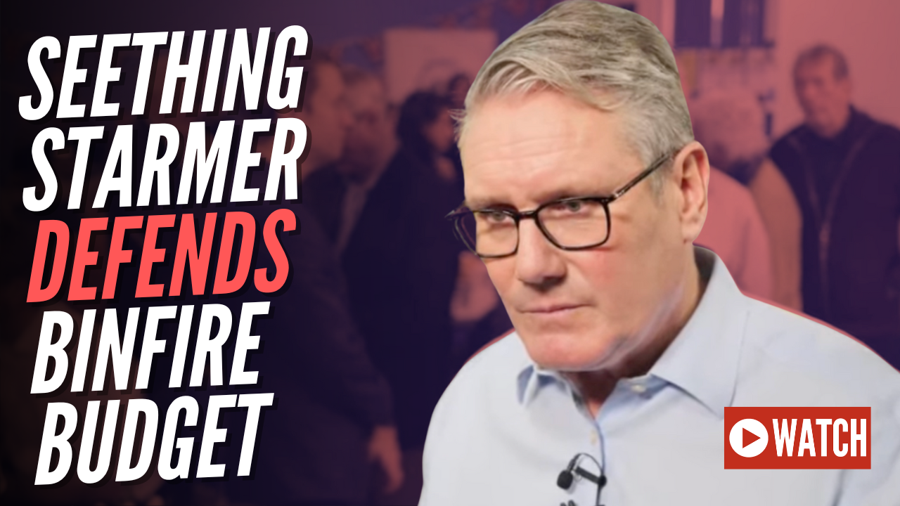 WATCH: Angry Starmer Defends Breaking Promise to Not Raise Taxes to ...
