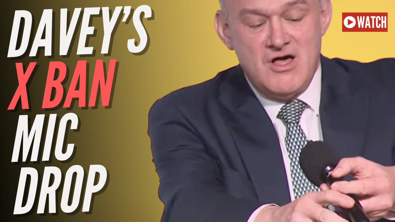 WATCH: Ed Davey Breaks Mic While Boasting About His 'Strong Liberal ...