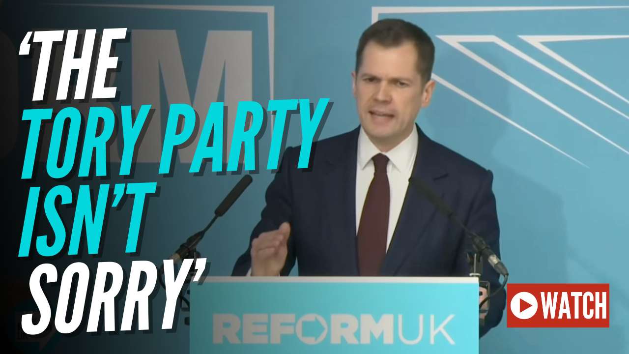 WATCH: Jenrick Blasts Former Tory Colleagues in Reform Defection Speech ...